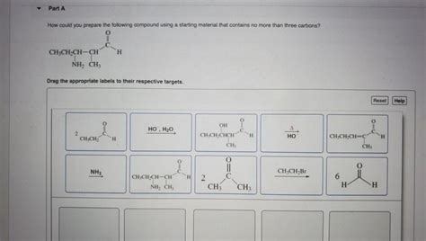 Solved Part A How Could You Prepare The Following Compound