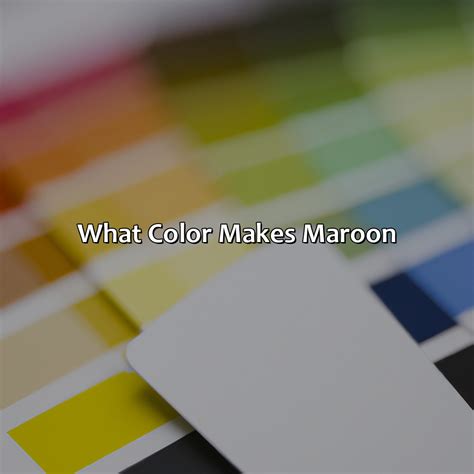 What Color Makes Maroon Colorscombo Com