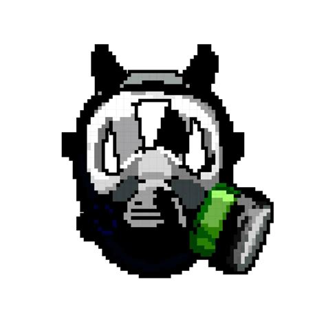Breathing Respirator Mask Game Pixel Art Vector Illustration 23867920 Vector Art At Vecteezy