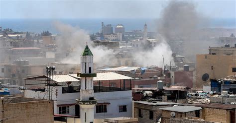 Libanon Sex Döda I Palestinskt Flyktingläger