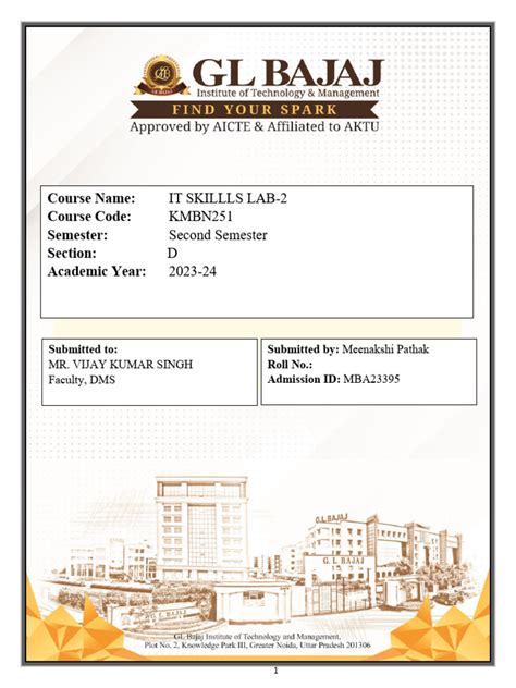 It Skill Lab2 File Meenakshi Pdf Microsoft Excel Computing
