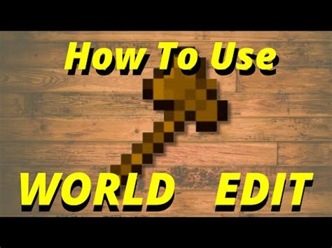 How To Use WorldEdit The Ultimate Guide YouTube