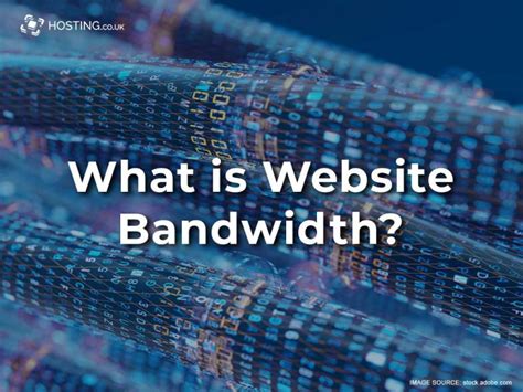 What Is Website Bandwidth Uk