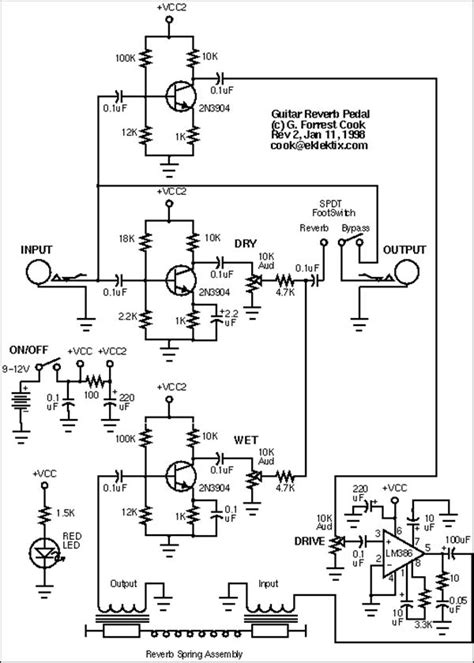 Spring Reverb Pedal Schematic