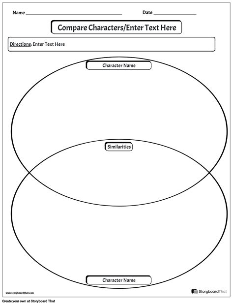 Porównanie Postaci Portret Bw 1 Storyboard Par Pl Examples