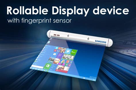 Samsung Rollable Display Device With Fingerprint Sensor Letsgodigital