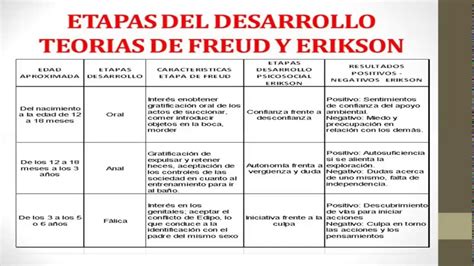 Etapas De Erikson Del Desarrollo Psicosocial