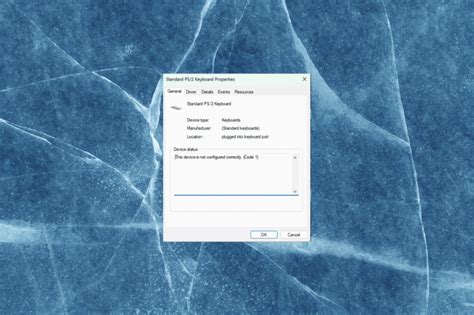 Fix This Device Is Not Configured Correctly Code 1