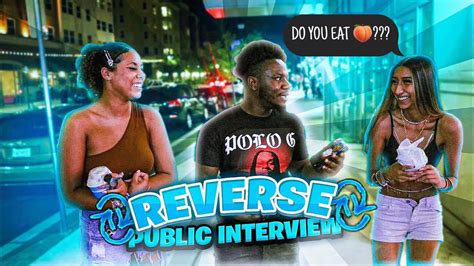 Reverse Public Interview College Girls Edition It Got Spicy😳 Youtube