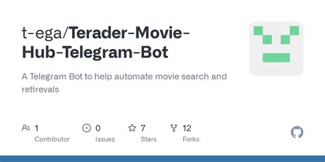 Terader Movie Hub Telegram Main Py At Main T Ega Terader Movie Hub Telegram GitHub