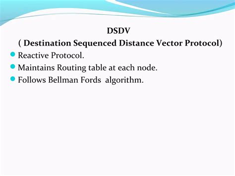 Performance Evaluation Of Routing Protocols Ppt