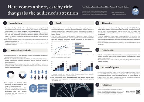 Scientific Conference Poster Template Canva To Present Your Study In