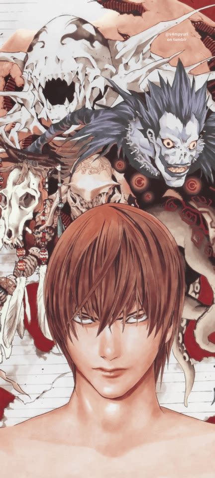 Death Note Lockscreens ˶ᵔᵕᵔ˶ ♡ ꒰ ⌕ ℓιҡε σɾ яє Tumbex