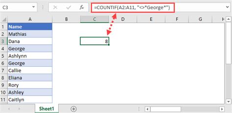 Count Cells That Do Not Contain In Excel Google Sheets Automate Excel