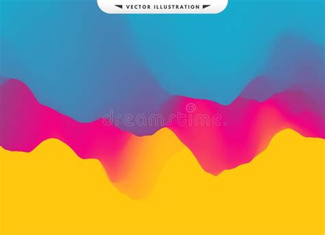 Abstract Background With Dynamic Effect Creative Design With Vibrant Gradients Stock Vector