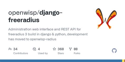 GitHub Openwisp Django Freeradius Administration Web Interface And