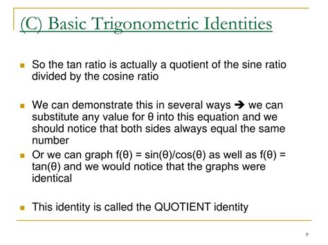 PPT Lesson 33 Trigonometric Identities PowerPoint Presentation Free Download ID 5778652