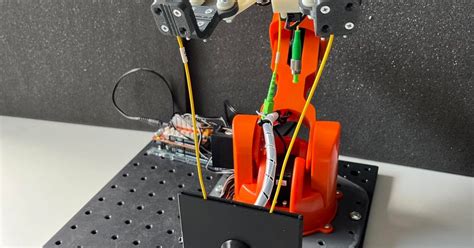 Arduino Braccio Mount System For Fiber Optic Testing By Vladimír Spurný Download Free Stl