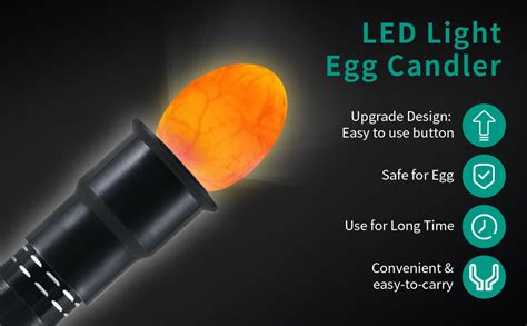 Azxiviz Egg Candler Candling Light Tester For Eggs With