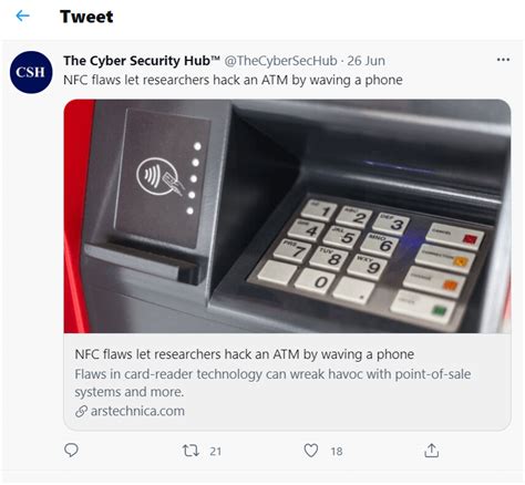 NFC Vulnerabilities Pose A Threat To ATMs What A Simple Wave Of A
