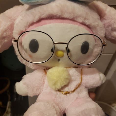 My Melody With Glasses