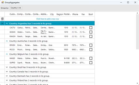 Group Aggregates Winforms Gridview Control Telerik Ui For Winforms