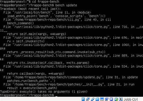 Vm Update Error If Vm Ubuntu Updated Before Bug Frappe Forum