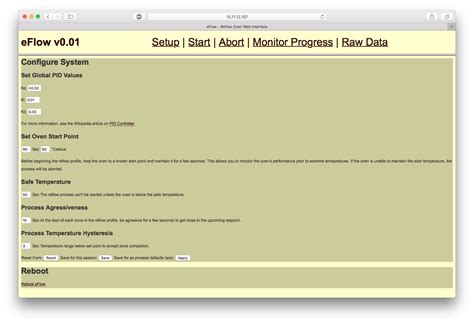 Eflow Is A Reflow Oven Controller Powered By Max31855 Nodemcu Esp8266