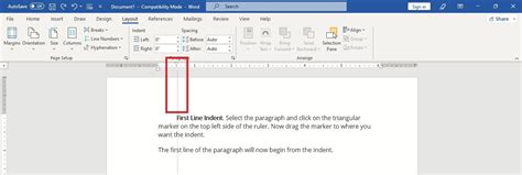 How To Use The Ruler In Microsoft Word