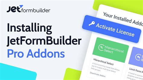 How To Install And Activate Jetformbuilder Pro Addons In Wordpress Youtube
