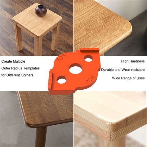 8 Radius Corners Router Jig Router Templates High Hardness Abs Cnc Radius