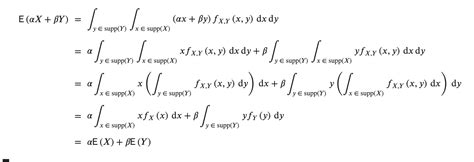 Calculus Switching Order Of Integration In Proving Linearity Of