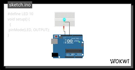 Led อัฑฒกร ขัดเกลา เลขที่11 Wokwi Esp32 Stm32 Arduino Simulator