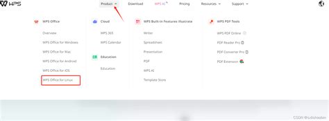 ubuntu系统下安装wps软件 wps office prometheus desktop csdn博客