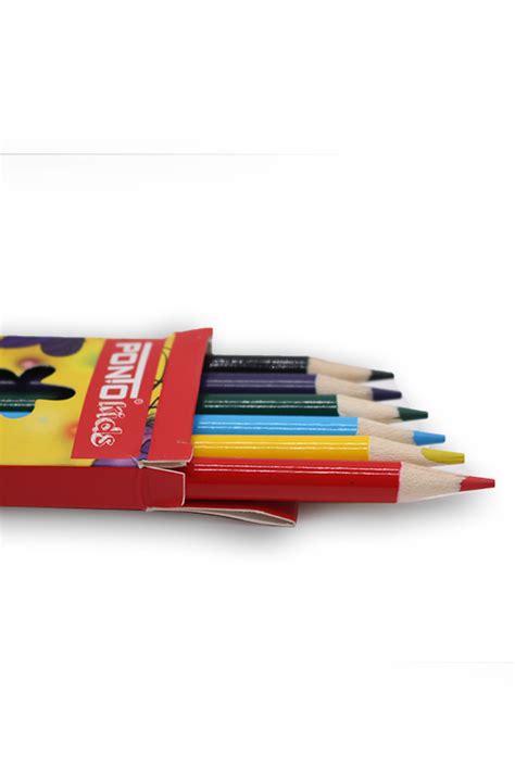 ფერადი ფანქარი 6 ფერიანი