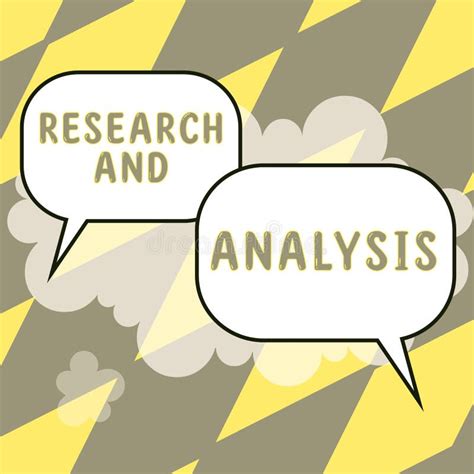 Text Caption Presenting Research And Analysis Word Written On
