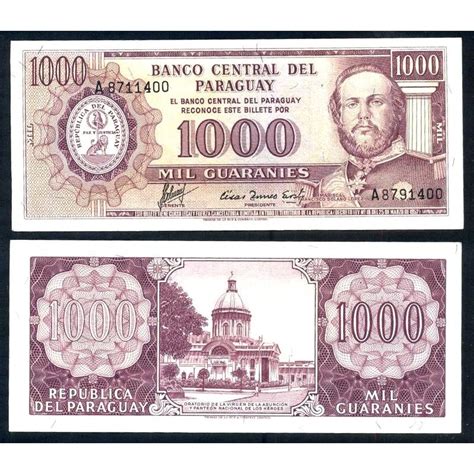 Paraguay 1000 Guaranies 1963