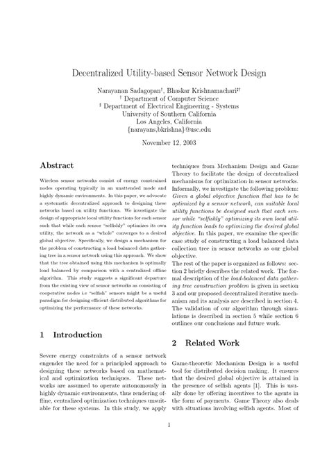 Abstract Decentralized Utility Based Sensor Network Designword文档在线阅读与下载无忧文档