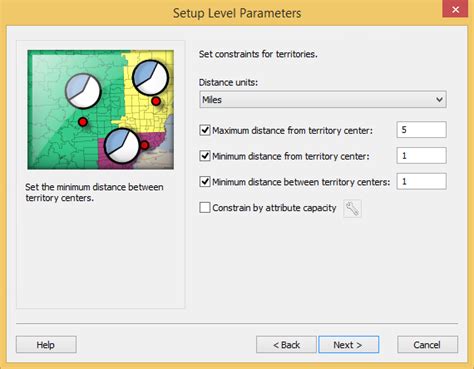 Distance Constraints—arcmap Documentation