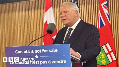 Ontarios Doug Ford Says He Could Cut Electricity To Us Over Tariffs