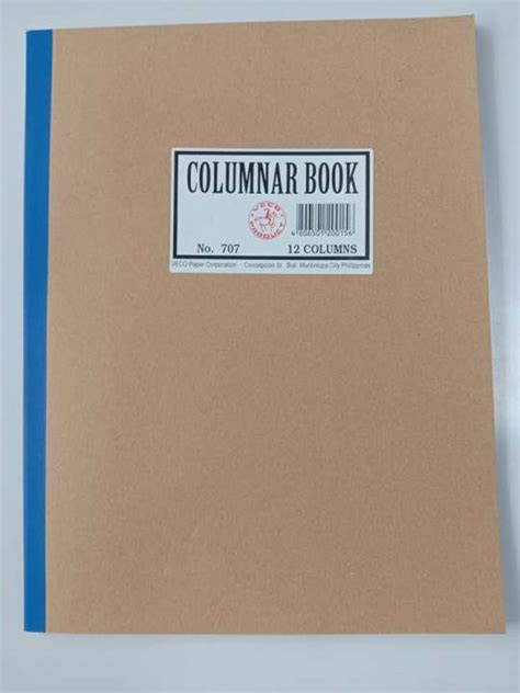 Columnar Book 12 Columns Lazada Ph