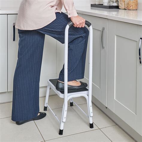 Step Stool With Handrail Scotts Of Stow