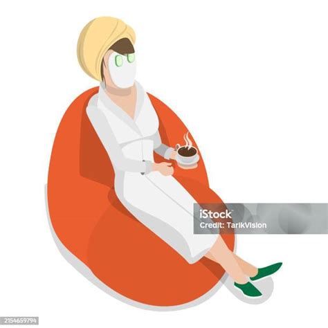 홈 스킨 케어 절차의 3d 등각 투영 평면 벡터 그림 항목 4 등측투영법에 대한 스톡 벡터 아트 및 기타 이미지 등측투영법