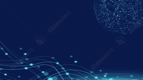 Blue Technology Minimalistic Future Powerpoint Background For Free