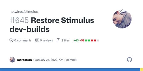 Restore Stimulus Dev Builds By Marcoroth Pull Request Hotwired Stimulus GitHub