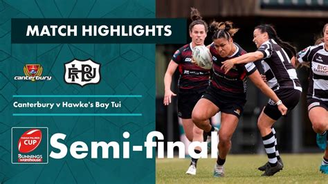 Semi Final Highlights Canterbury V Hawkes Bay Fpc Championship Semi