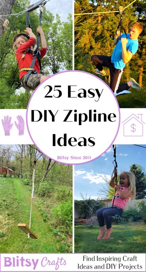 DIY Zipline With Step By Step Instructions Blitsy