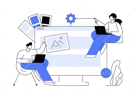 Low Code Development Abstract Concept Vector Illustration Stock Vector Illustration Of