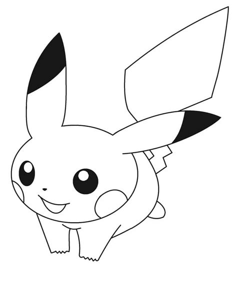 Coloriage Kawaii Pikachu Télécharger Et Imprimer Gratuit