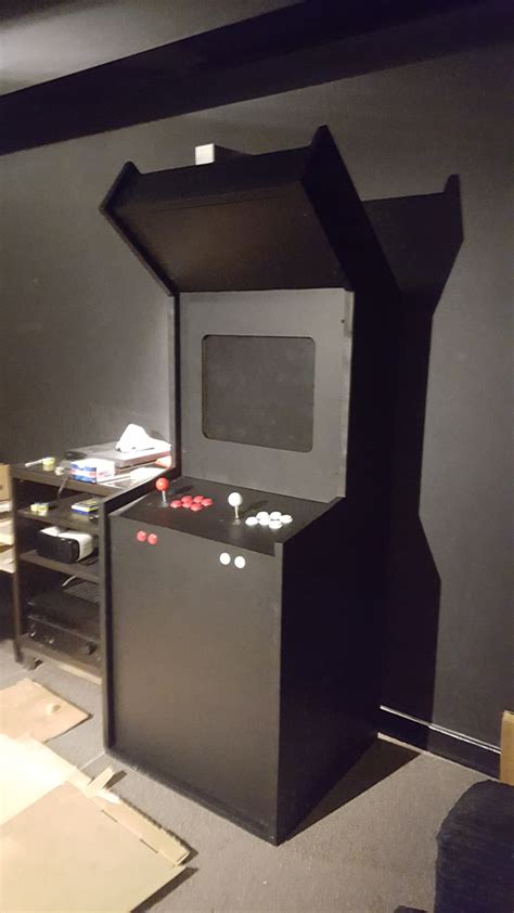 My Raspberry Pi Arcade Cabinet One Month Of Work Later It Runs Over